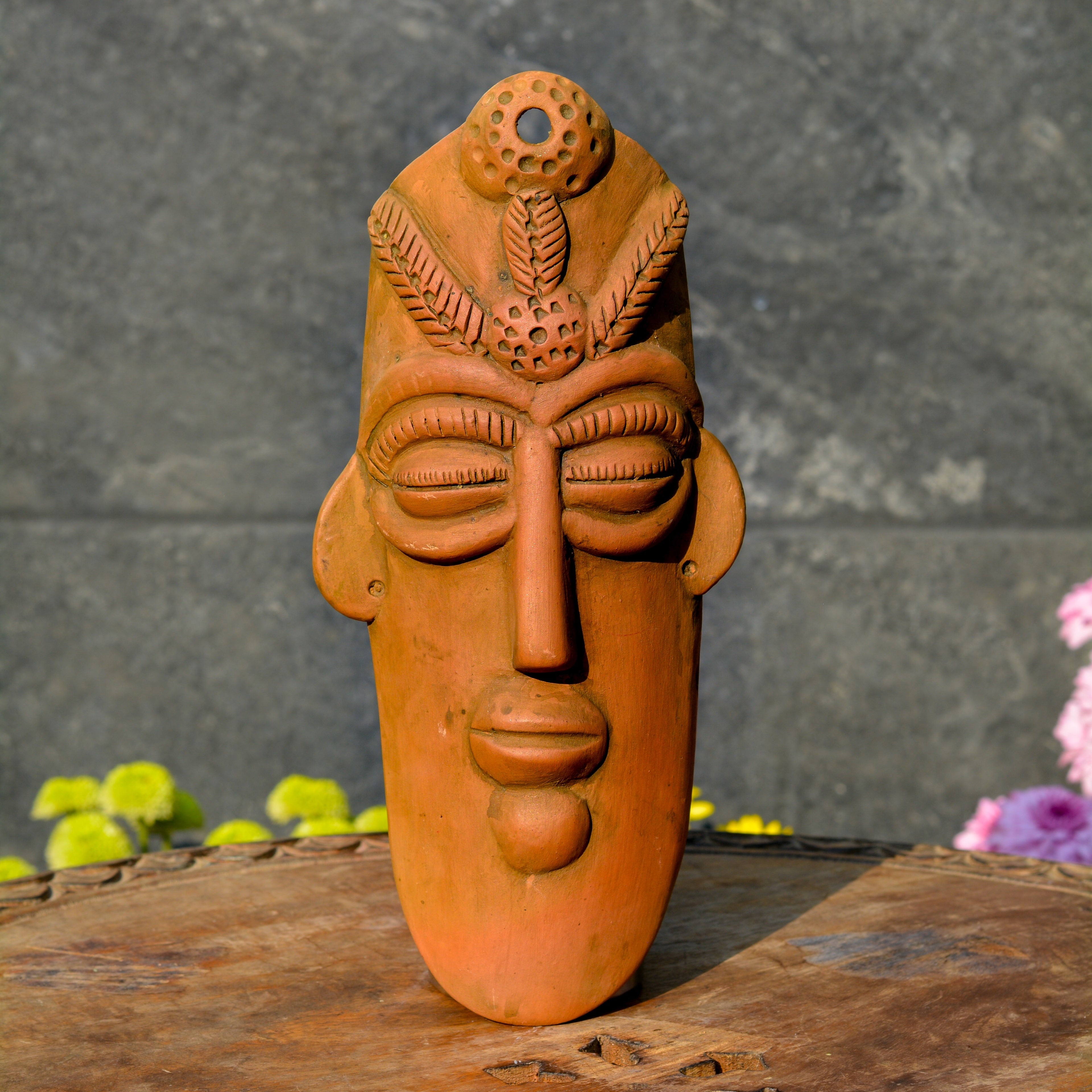 Artisan Clay Wall Mask (Design 2) – CreateYourTaste