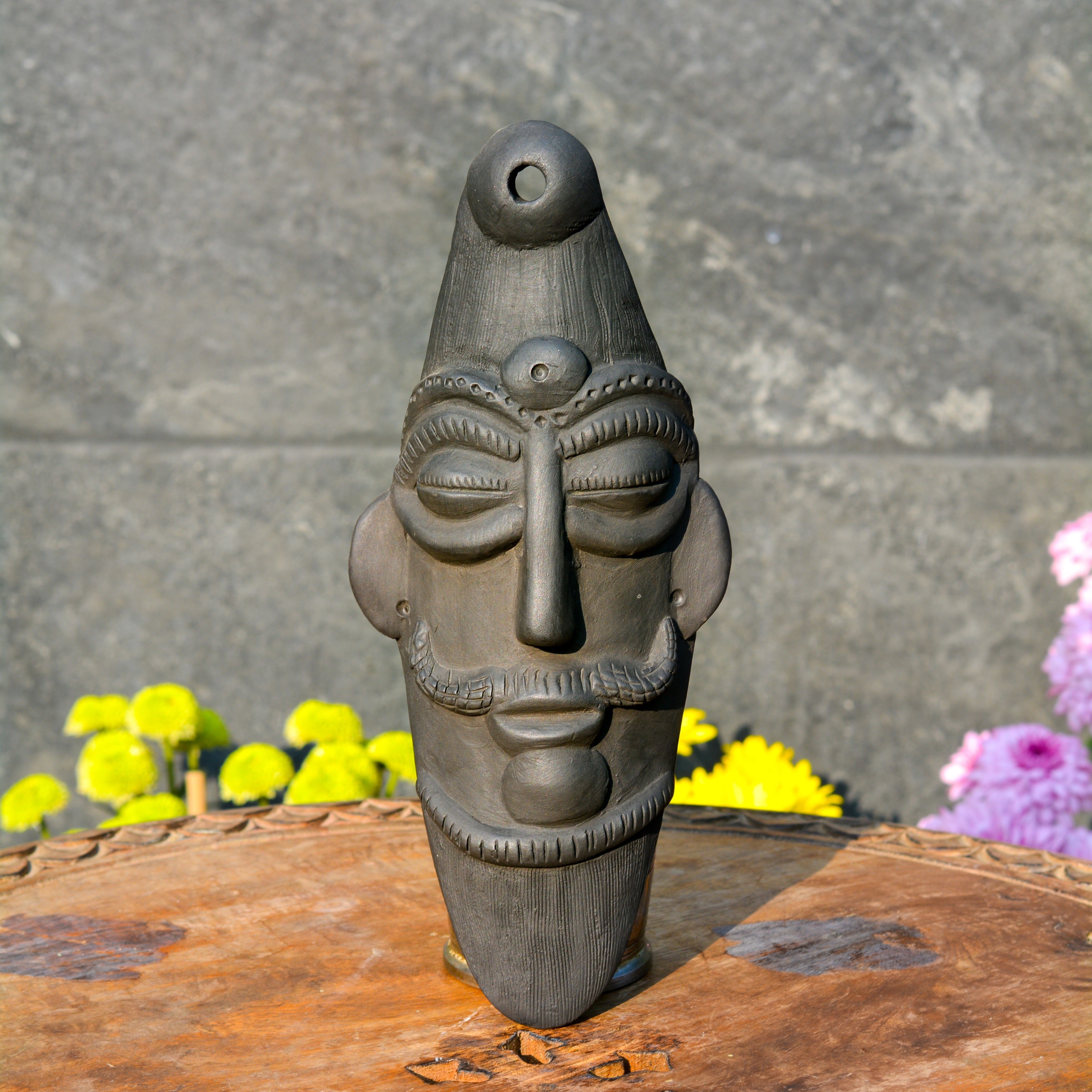 Wall Hanging Terracotta Mask (Design 1) – CreateYourTaste